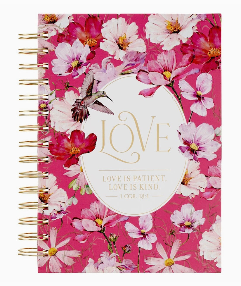 Journal Spiral Love Is Patient 1 Cor. 13:4 – Wise Street Mercantile & Suite